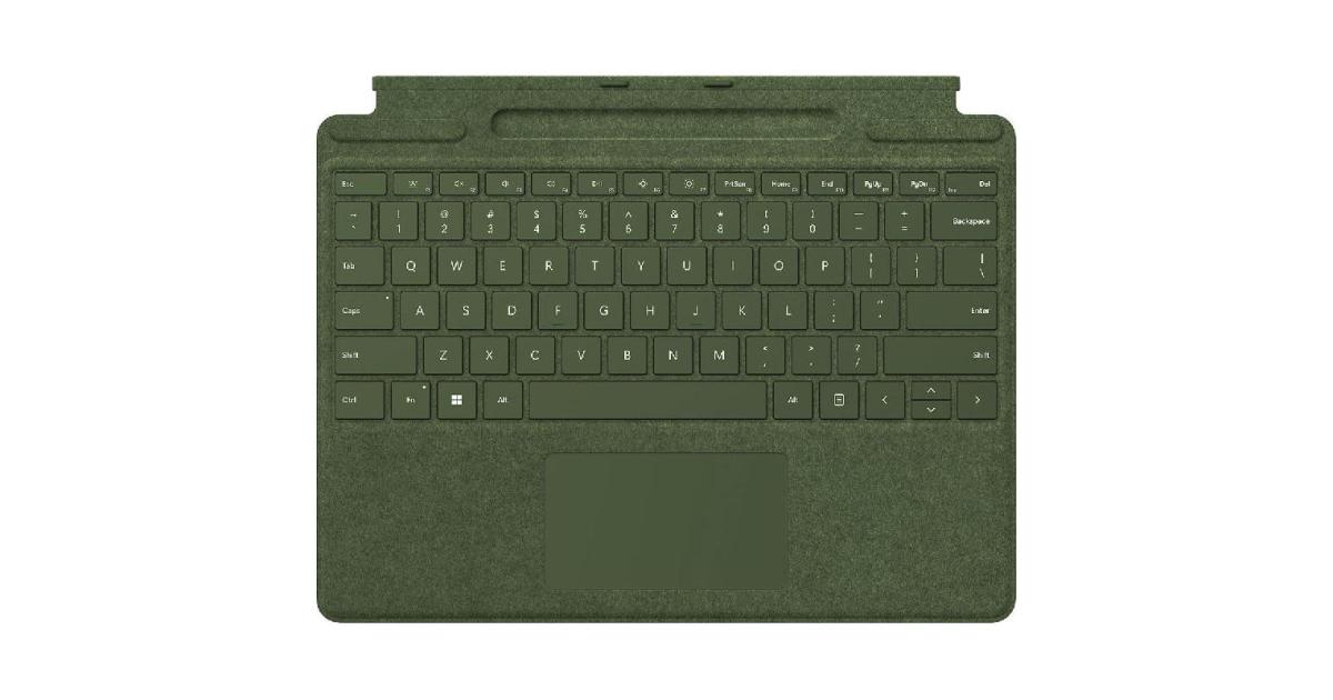 Microsoft Surface Pro Signature Keyboard | FOREST | Green Dara Stars ...