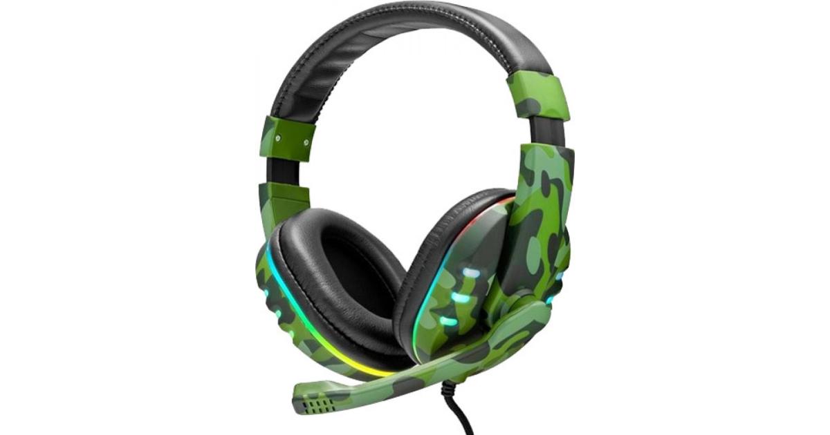 Headset Streaming Gaming KR-GM602 headsets with RGB light | Green Dara ...